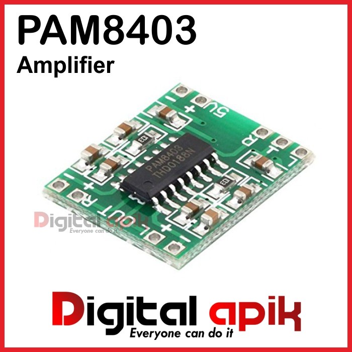 Jual PAM8403 PAM 8403 2 x 3W 2x3W Power Amplifier Module PCB 2 Channel ...