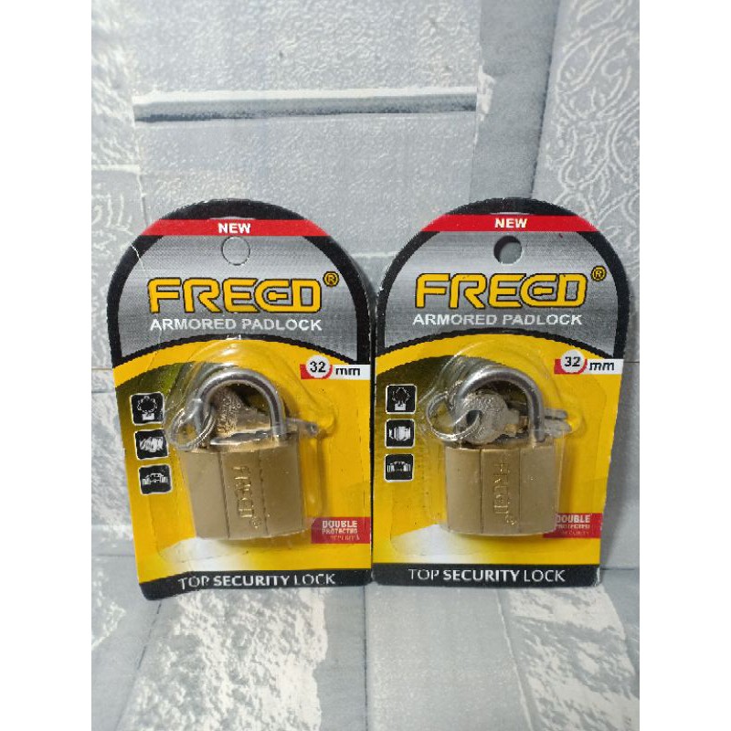 Jual Gembok Rumah Kamar Security Lock Gembok Besi Ukuran 32mm | Shopee ...