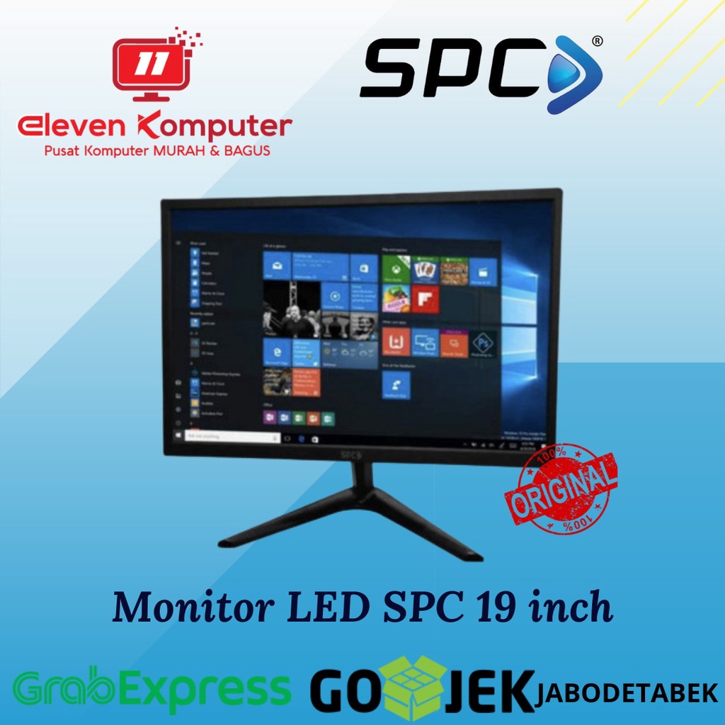 Jual Monitor Komputer Spc LED 19 inch HD Garansi Resmi | Shopee Indonesia