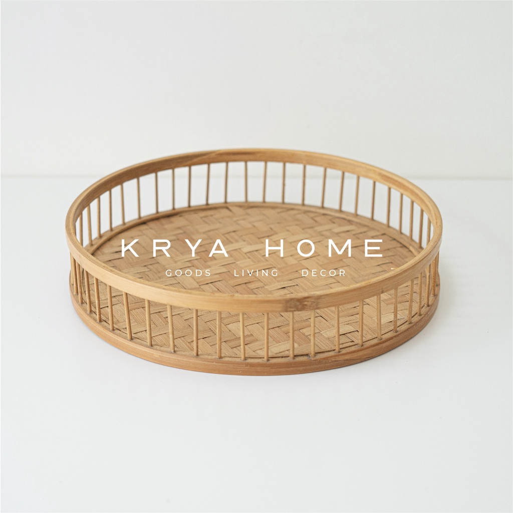 Jual KRYA HOME Baki Bambu - Tray Bamboo - Organizer Tray - SADA Tray ...