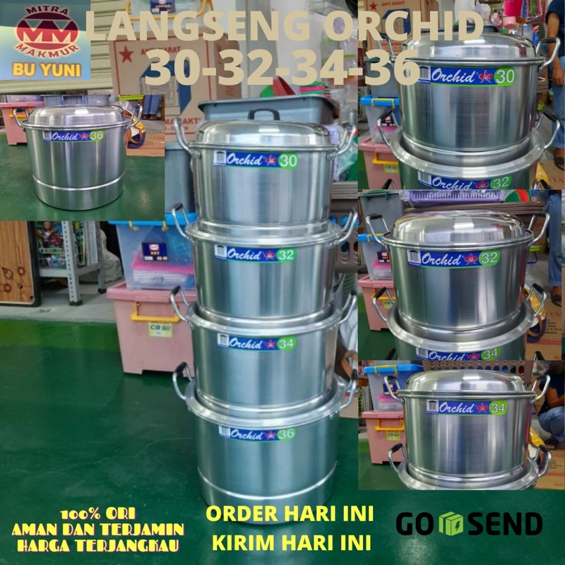 Jual ORCHID - Dandang / Langseng Nasi No 30 - 32 - 34 - 36 (4-8liter ...