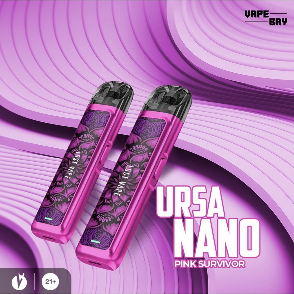 Jual URSA NANO POD KIT PINK SURVIVOR 100% AUTHENTIC BY LOST VAPE ...