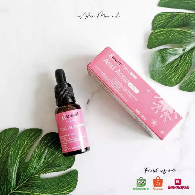 Jual Serum Hanasui pink khusus jerawat | Shopee Indonesia
