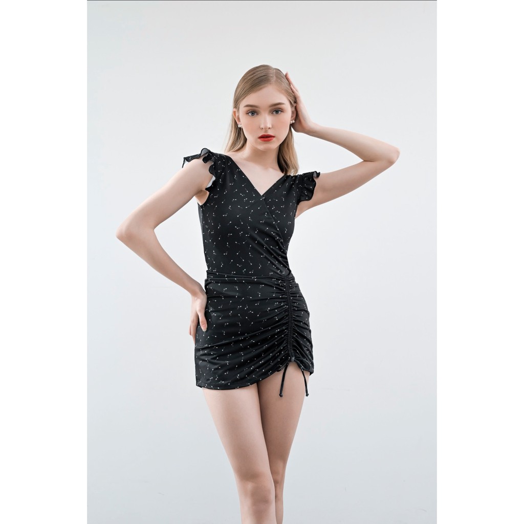 Jual Anne Kelly Lucy Black One Piece Vintage Swimsuit | Shopee Indonesia