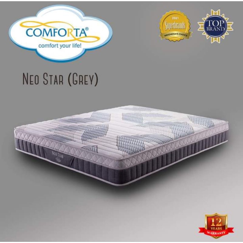 Jual SPRING BED COMFORTA NEO STAR 2022 (120,160,180x200) | Shopee Indonesia