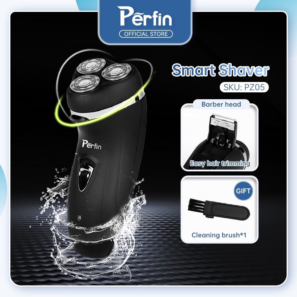 Jual Perfin PF25 Alat Cukur Rambut Elektrik 3D Cukur Listrik Travel ...