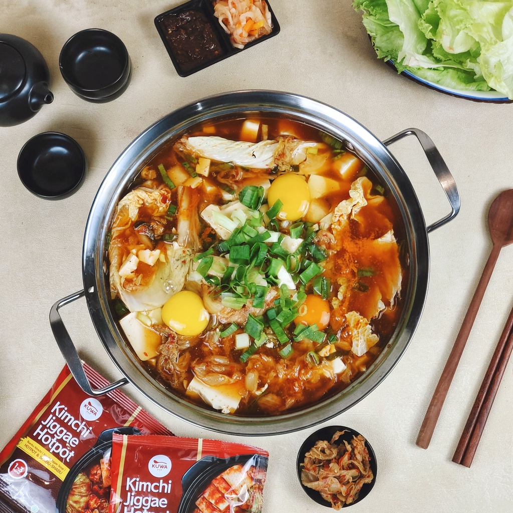Jual KUWA Kimchi Jiggae Hotpot - Kaldu Sup Kimchi Korea - 100g | Shopee ...