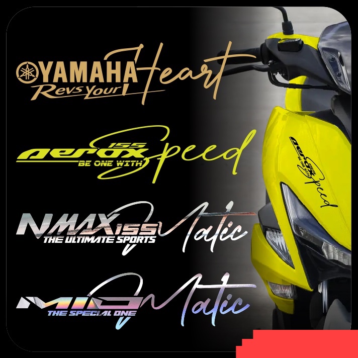 Jual STIKER VARIASI MOTOR YAMAHA NMAX , AEROX, ADV, MIO CUTTING STICKER ...