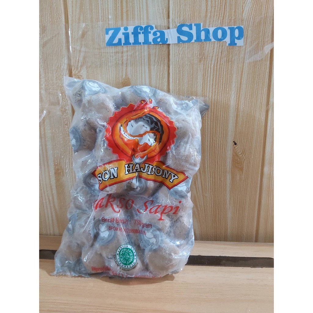 Jual Bakso Sony Besar 50 Butir TANPA BUMBU Baso Soni Son Haji Lampung ...