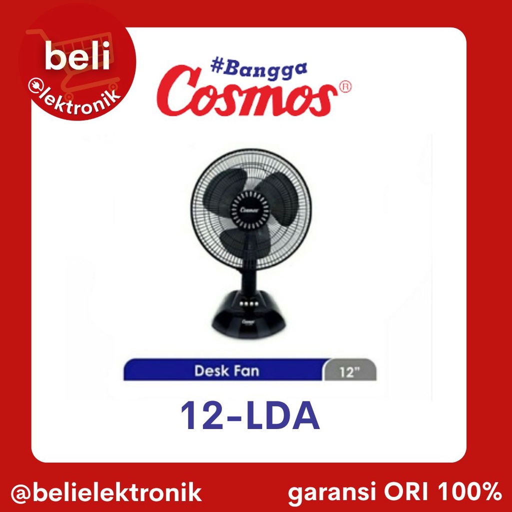 Jual COSMOS Kipas Angin Meja Desk Fan 12 Inch 12 LDA Twino | Shopee ...