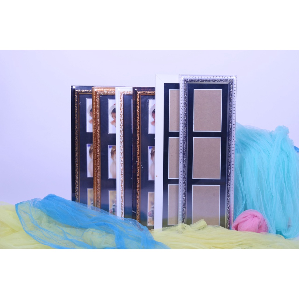 Jual Bingkai Susun Frame Isi 3 4R Ukir Putih Hitam Murah Lengkap Cetak ...