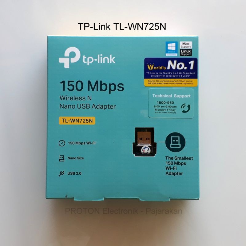 Jual Penerima Wifi TP-Link TL-WN725N 150Mbps Wireles N nano USB Adapter ...