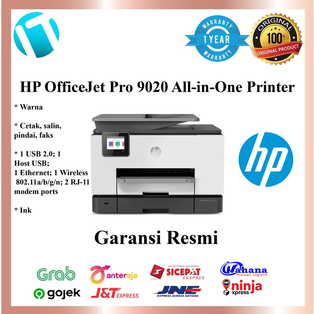 Jual Printer HP OfficeJet Pro 9020 All-in-One Printer | Shopee Indonesia