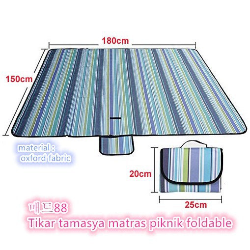 Jual 016 Matras Piknik Foldable Tikar Piknik Tikar Tamasya Tikar Lipat ...