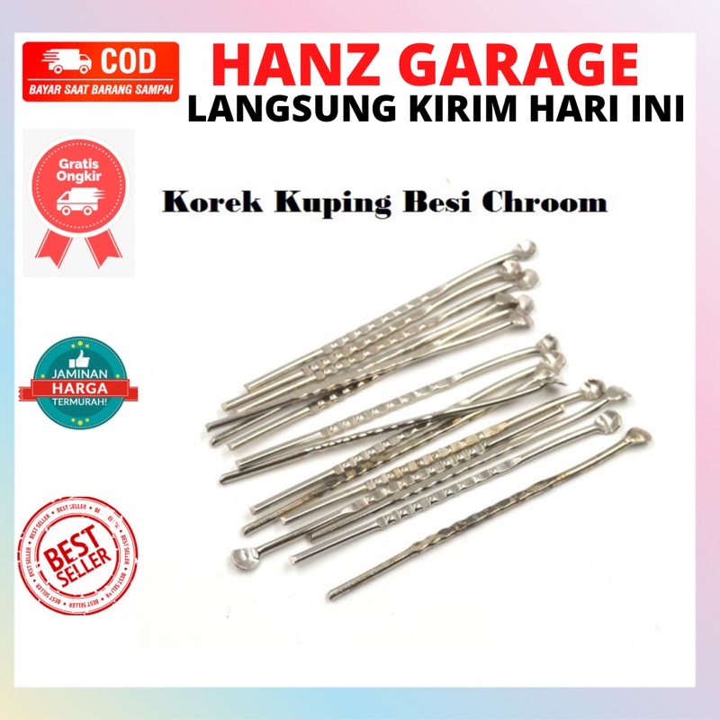 Jual 1pcs KOREK KUPING BESI KECIL / ALAT PEMBERSIH TELINGA / KOREK ...
