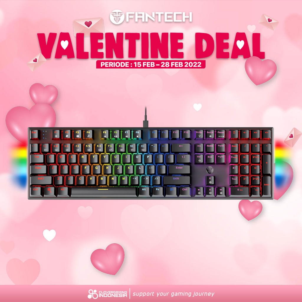 Jual Fantech MAXFIT108 RGB - MK855 MAXFIT 108 Mechanical Gaming Keyboard | Shopee Indonesia