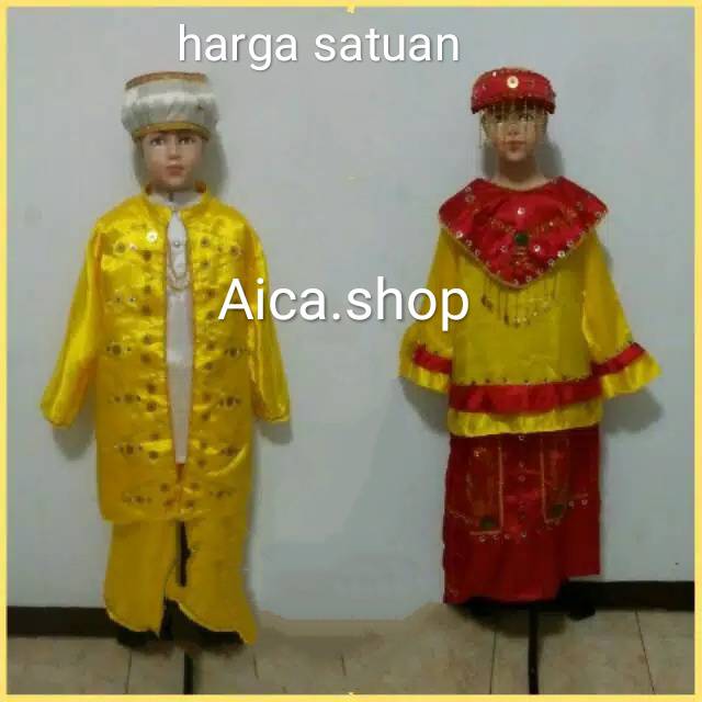 Jual Baju adat Betawi gamis/cadar satin | Shopee Indonesia