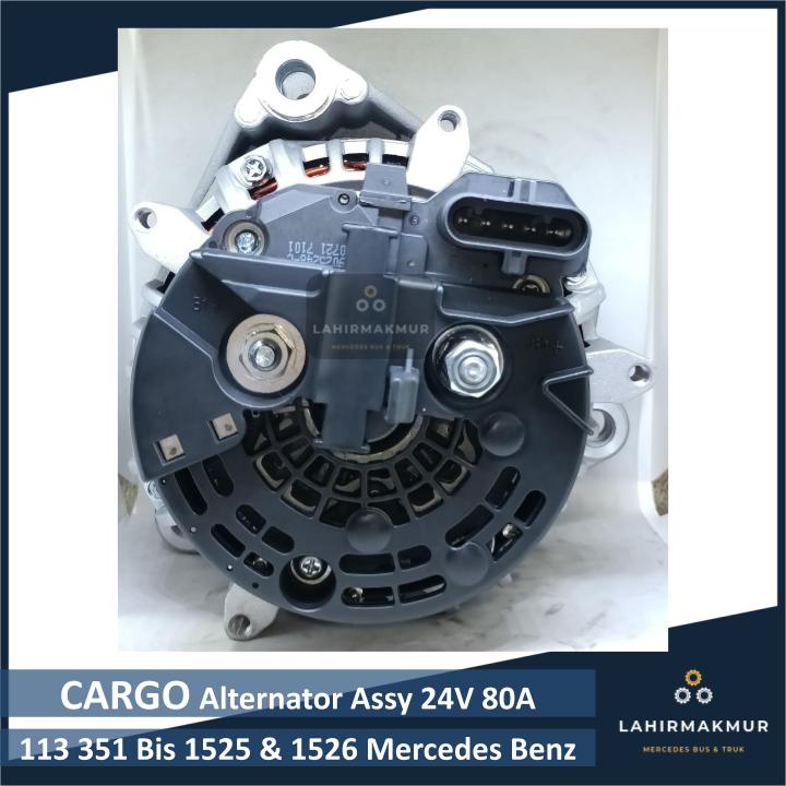 Jual Alternator Assy 24V 80A 113 351 CARGO Bis 1525 Mercy/Mercedez ...