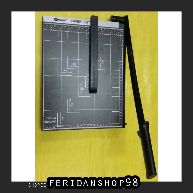 Jual FS85 CUTTER ORIGIN PAPER CUTTER ATK A4R DARK GREY - ALAT POTONG ...