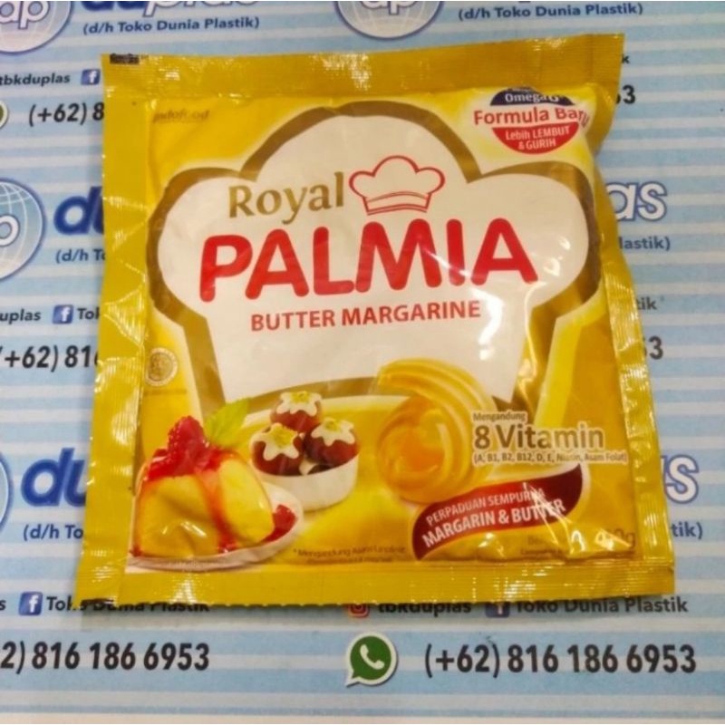 Jual Royal Palmia Butter Margarine / Margarin Mentega 200 gr | Shopee ...