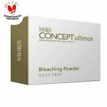 Jual Makarizo Concept Ultimax Bleaching Powder Sachet 15gr × 24pc ...