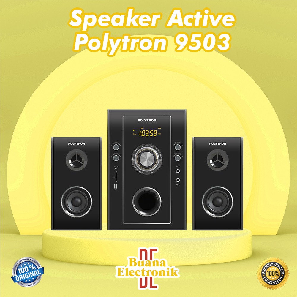 Jual SPEAKER ACTIVE POLYTRON PMA 9503 ORIGINAL TERMURAH | Shopee Indonesia