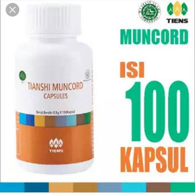 Jual Tiens/ Tianshi Muncord Cordyceps Capsule isi 100 kapsul/ Imunitas ...