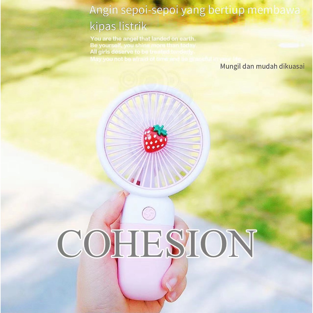 Jual COHESION Mini Fan BUAH KIPAS ANGIN MINI GENGGAM Cute / Kipas Lipat ...