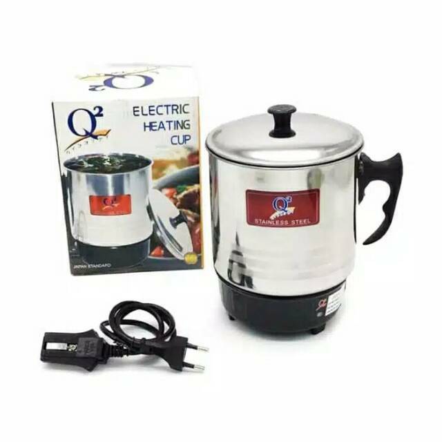 Jual MUK/ MUG ELEKTRIK 12 cm Q2 DAN HAPPY FUN PEMANAS AIR STAINLESS ...