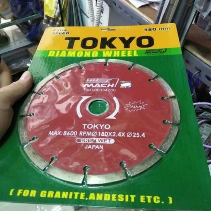 Jual Murah Diamond Cutting Wheel TOKYO 7 Inch Dry & Wet -pisau potong ...