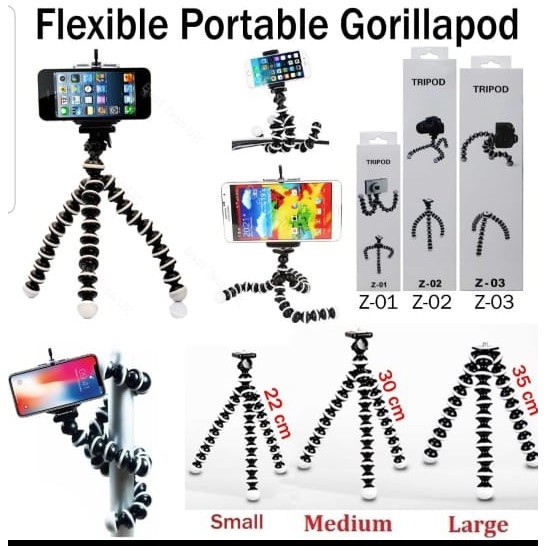 Jual TRIPOD GORILLAPOD Z-03 LARGE | Shopee Indonesia