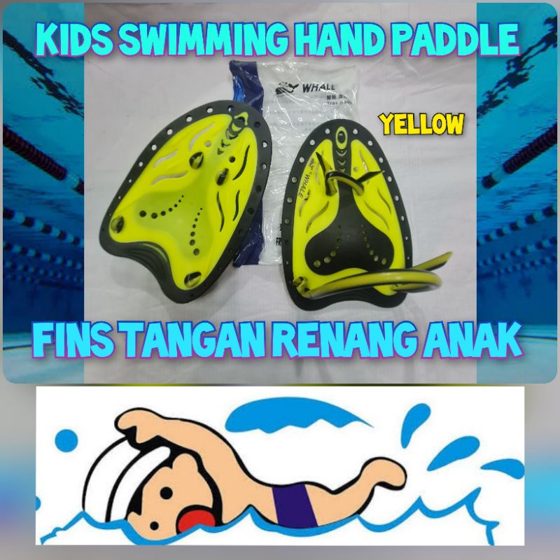 Jual SMALL SIZE KECIL HAND PADDLE RENANG ANAK SPEEDO KIDS HAND FINS ...