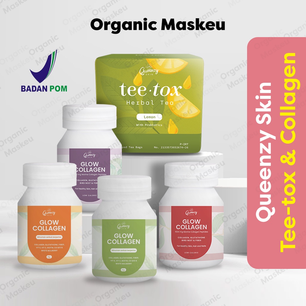 Jual QUEENZY COLLAGEN DRINK + EKSTRAK BIRDNEST & FIBER|GLOW COLLAGEN ...