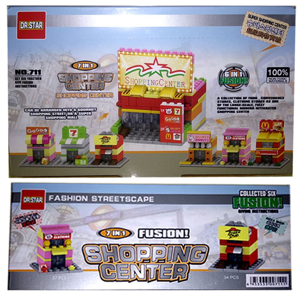 Jual Brick Lego DrStar Surprise Egg Shopping Center Bangunan Toko Set ...