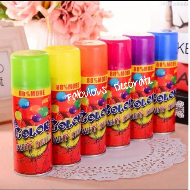 Jual PARTY SPRAY STRING AND SNOW/SEMPOTAN ULANG TAHUN/SEMPROT JARING ...