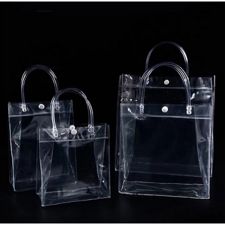 Jual Mika Transparant Tas Tenteng Varian size transparan tas hampers ...
