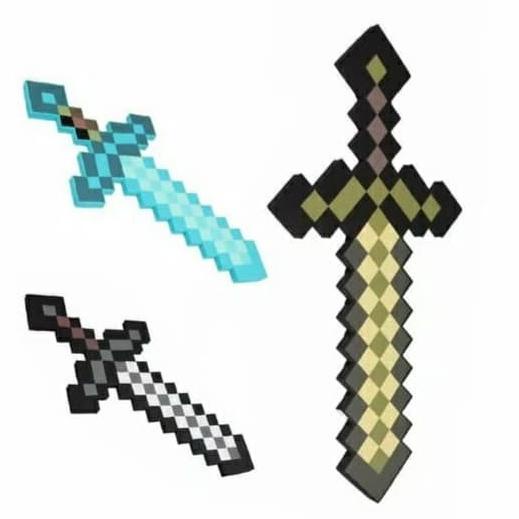 Jual Pedang Minecraft / Minecraft Sword (Diamond Sword) | Shopee Indonesia