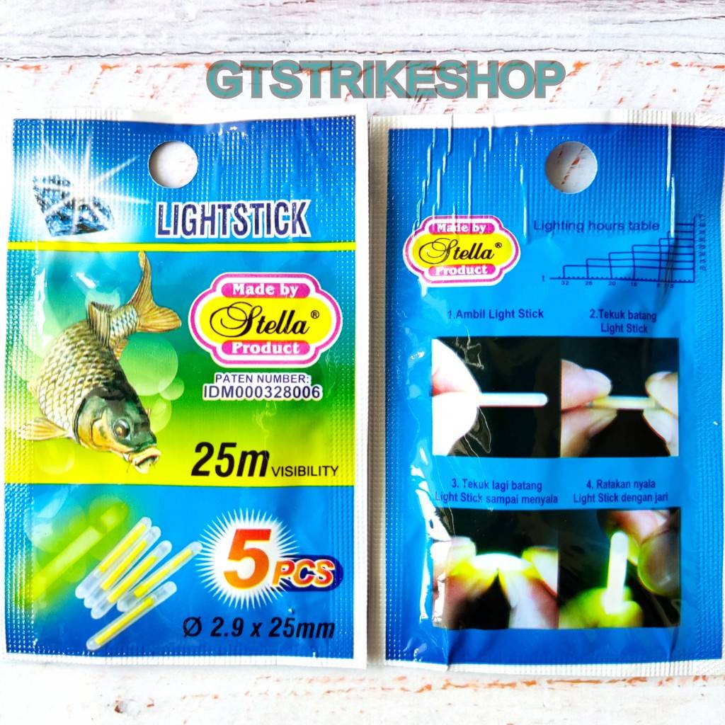 Jual Starlight/ Lighstick/ Fosfor Pancing STELLA isi 5 | Shopee Indonesia