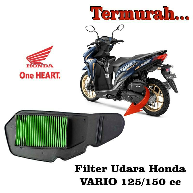 Jual Filter Saringan Udara Honda Vario 125 150 ESP LED PCX 17210-KZR-60 ...