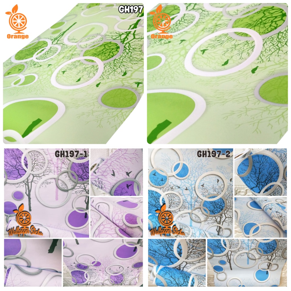Jual Wallpaper Dinding Polkadot 3D Wallpaper Stiker Ruang Tamu Ukuran ...