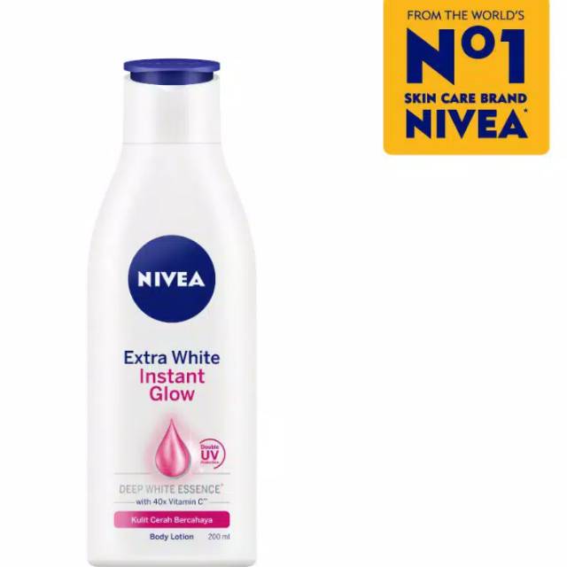 Jual Nivea Body Lotion Extra White Instant Glow 200ml Shopee Indonesia