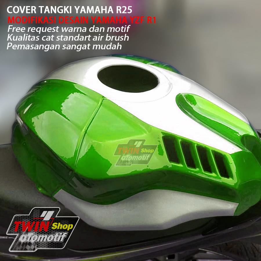 Jual Cover tangki R25 MODEL R1M / COVER TANGKI R1M / KONDOM TANGKI R25 ...
