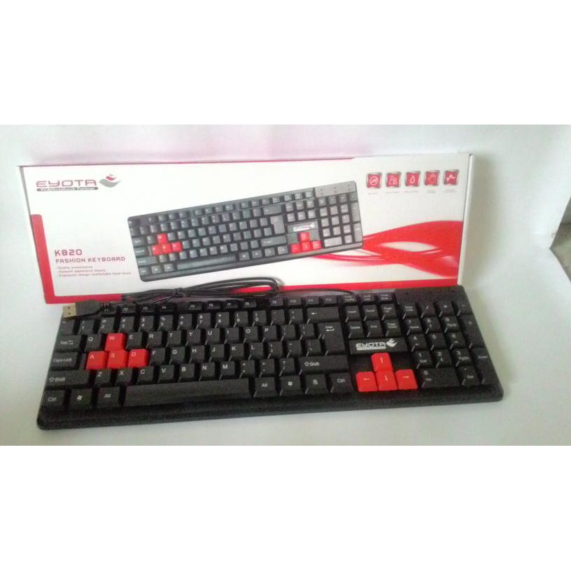Jual KEYBOARD EYOTA USB-KEYBOARD MURAH | Shopee Indonesia