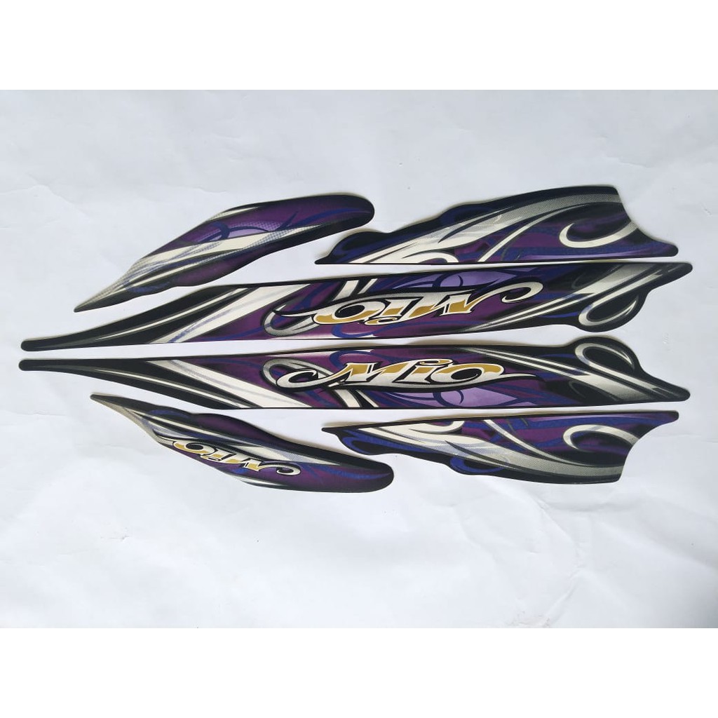 Jual stiker striping yamaha mio 2011 hitam | Shopee Indonesia