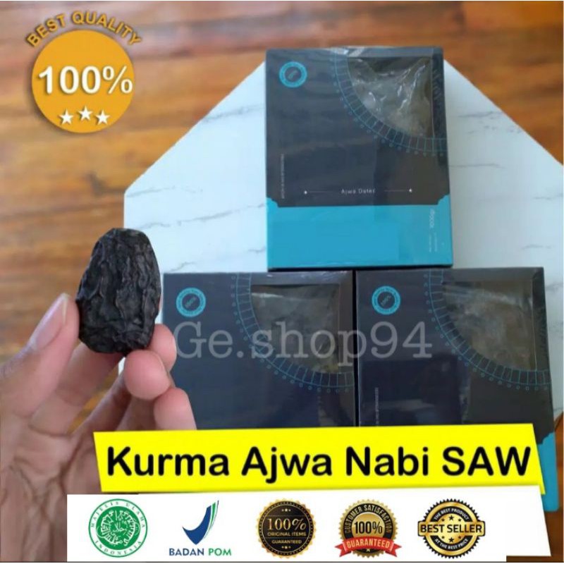 Jual ORIGINAL/Kurma Ajwa Al Ashimah Premium 1kg | Shopee Indonesia