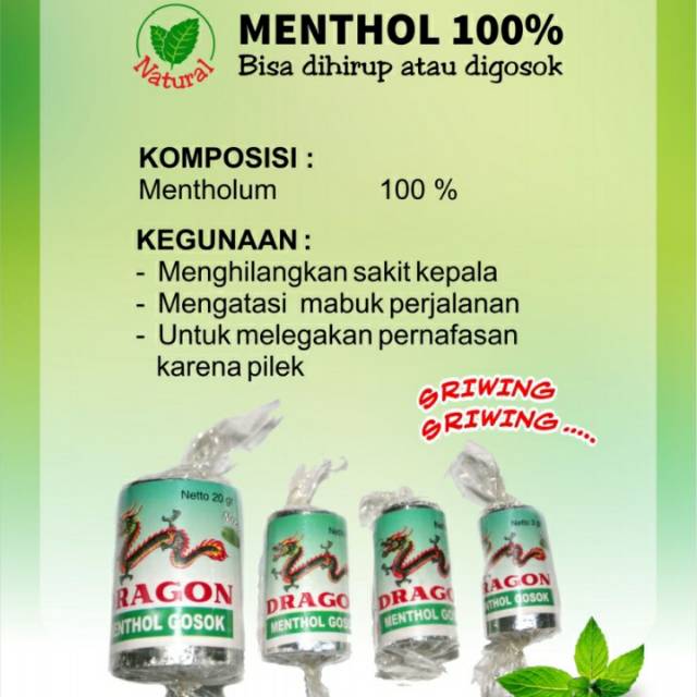 Jual REFILL PO'PENG POPENG MENTHOL CAP DRAGON | Shopee Indonesia