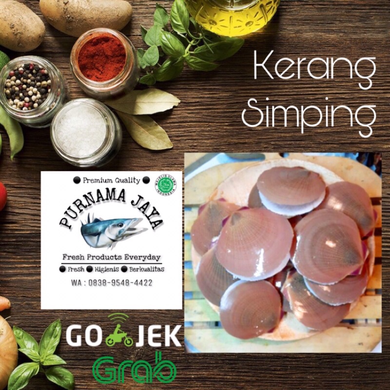 Jual Kerang Simping Scallop 1kg | Shopee Indonesia