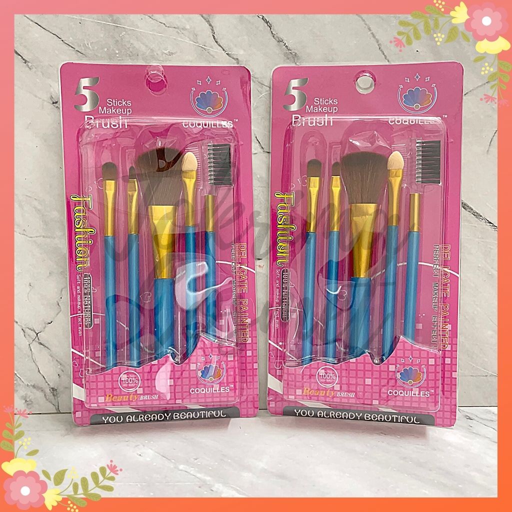 Jual Per PackKuas set isi 5 Motif Halo Kitty / Set Kuas Hello Kitty ...