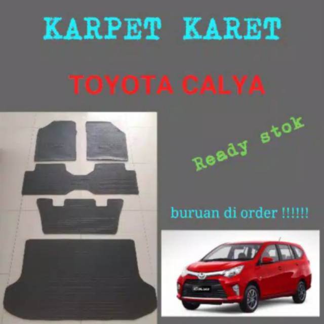 Jual Karpet karet alas lantai mobil Toyota Calya / all new calya Full ...