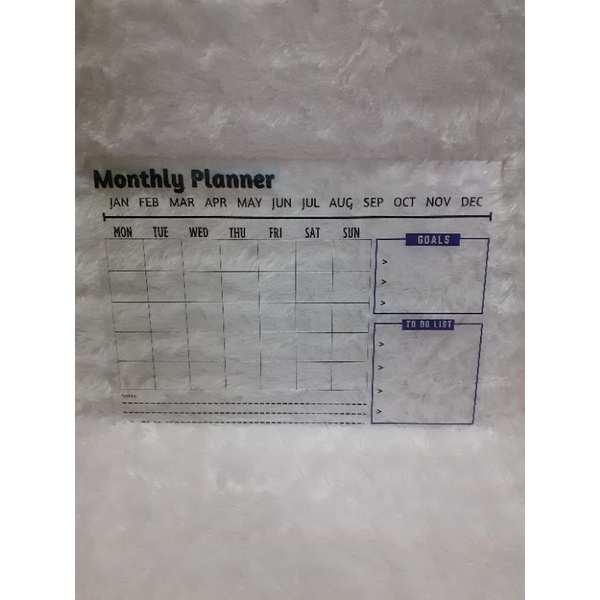 Jual Monthly Acrylic Planner Uk.A3 | Shopee Indonesia